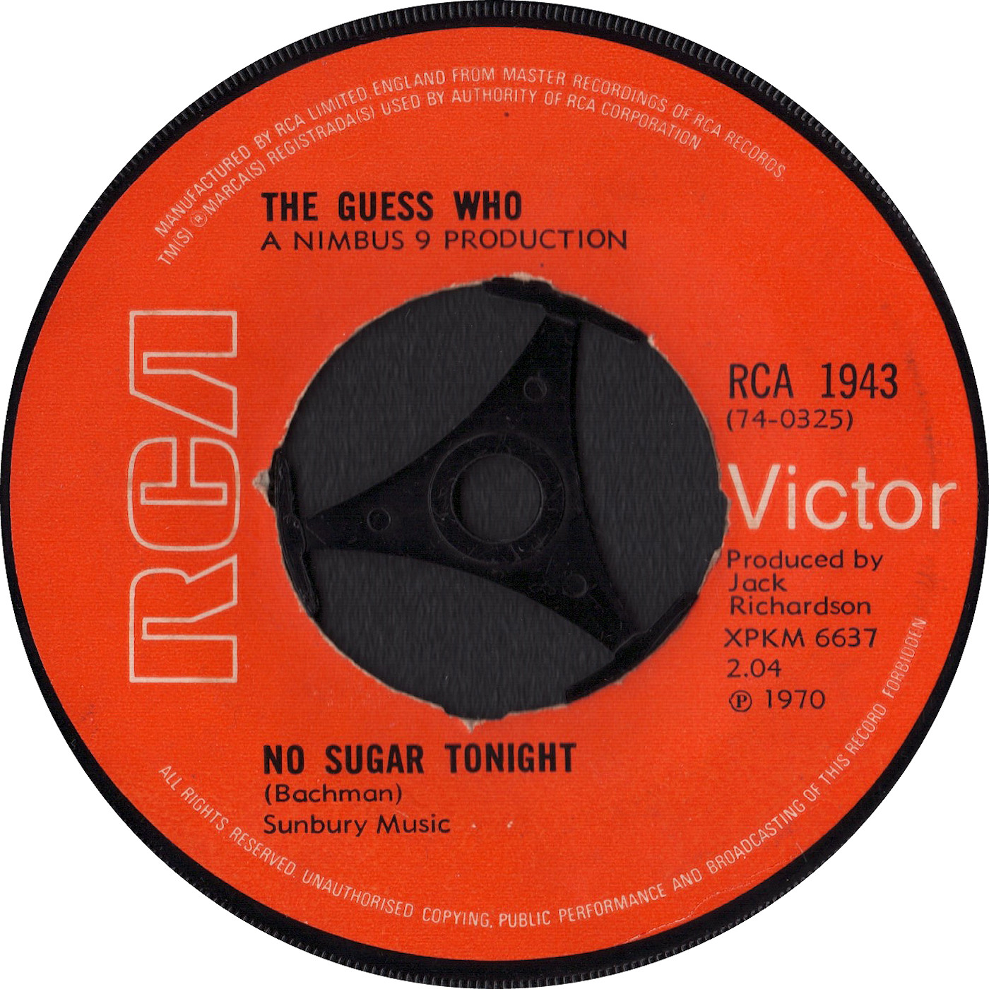 The Guess Who | “American Woman” | RCA Victor – Junk Box Jury